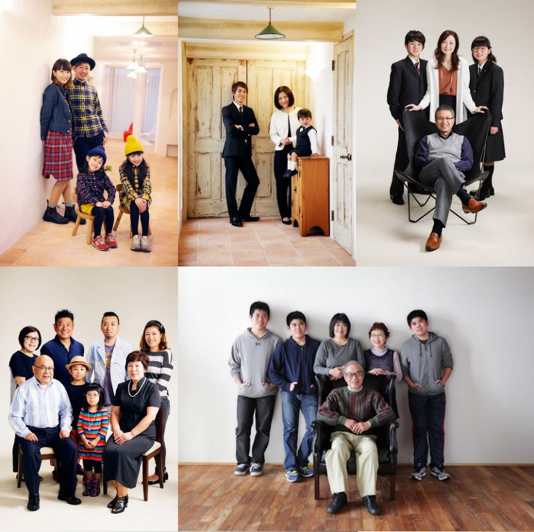 家族写真 | ミトベ写真館 茨城県古河市のフォトスタジオ GYALLRY&CAFE HYGGE